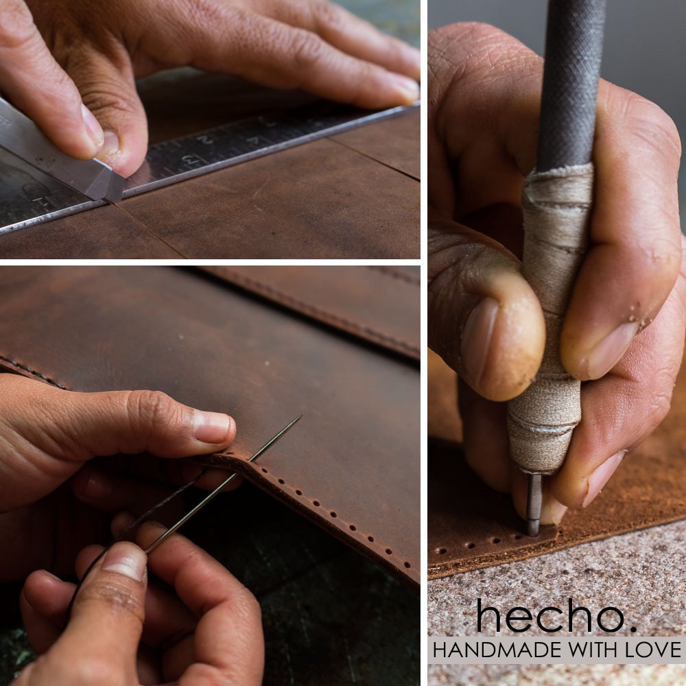 MacBook Air M1-M3 Case & MacBook Pro 13 Inch (M1 & M2) — ‘Pablo’ Handmade & Expertly Crafted Luxury MacBook Case — Beautifully Stitched Fair Trade Full Grain Leather — Brown