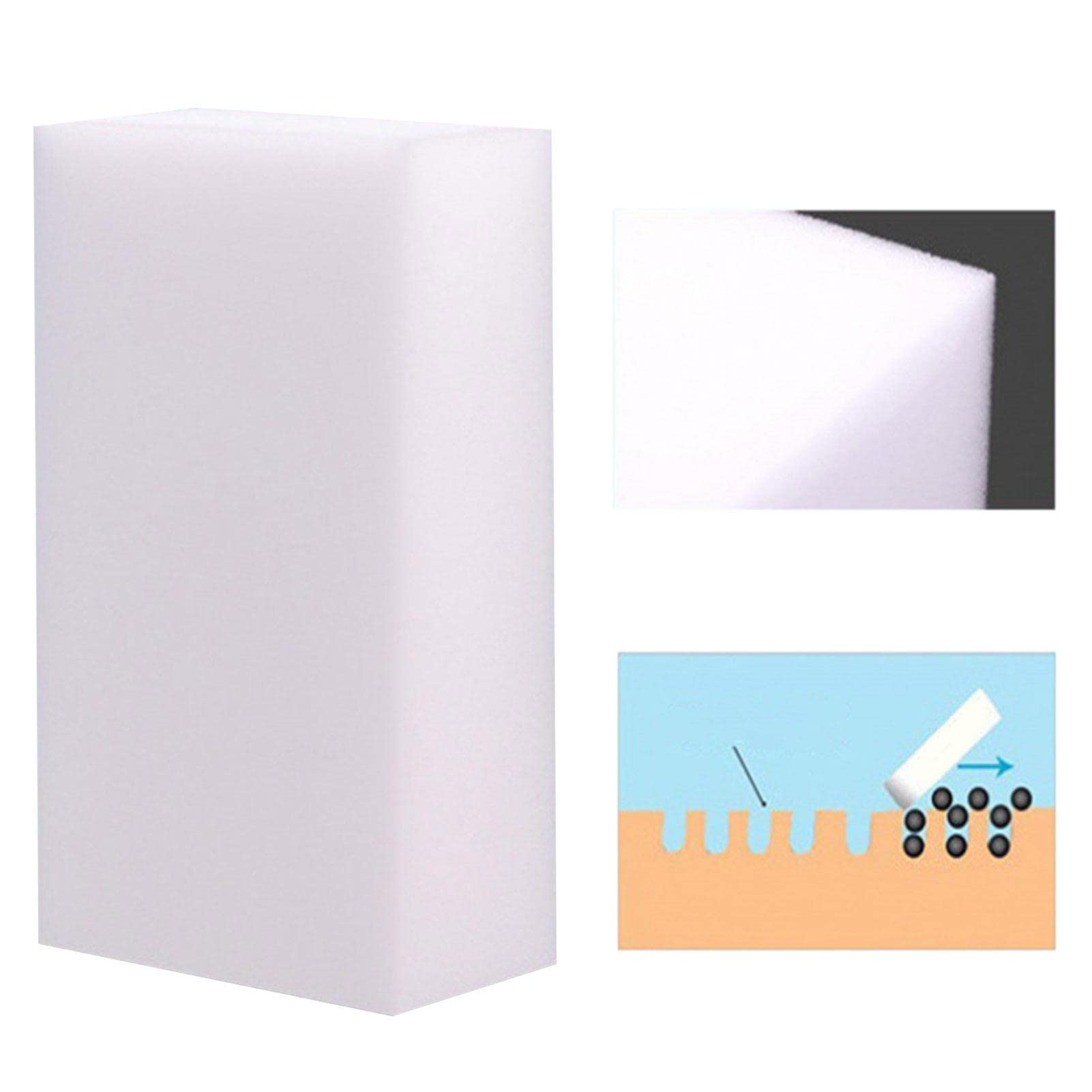 Magic Sponge Eraser, Extra Thick And Long Lasting White Melamine Cleaning Sponges, Double Sided Cleaning Sponge For Furniture Sink Floor And Wall Cleaning