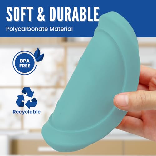 Replacement Lid for Pyrex 5" Storage Plastic Cover 2 Cup Bowl 7200-PC Turqoise (10-Pack)