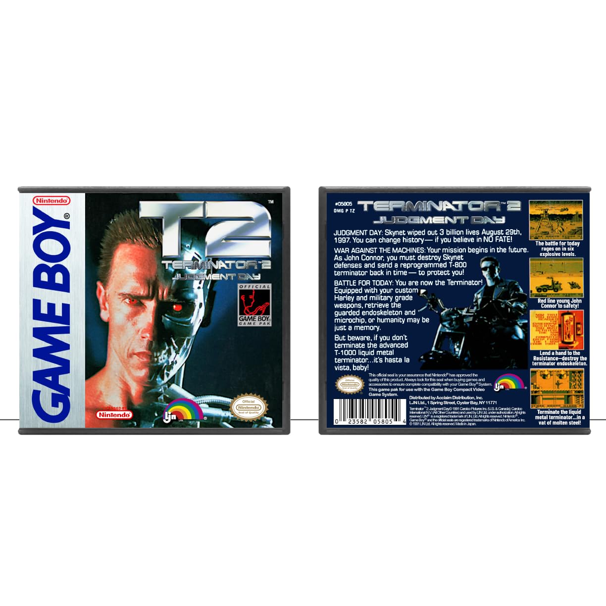 Terminator 2: Judgment Day | (GB) Game Boy - Game Case Only - No Game