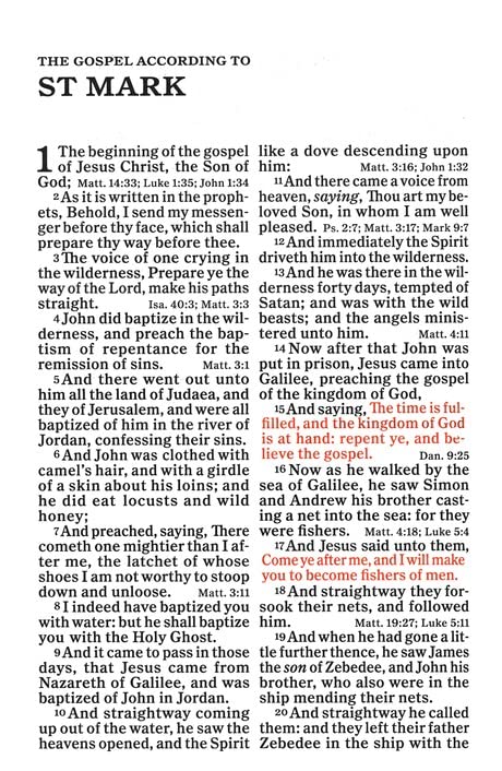 Personalized KJV Large Print Personal Size Reference Bible, Charcoal Leathertouch, Indexed, Red Letter, Cross-References, Full-Color Maps, Custom Name Imprint, King James Version (Indexed)