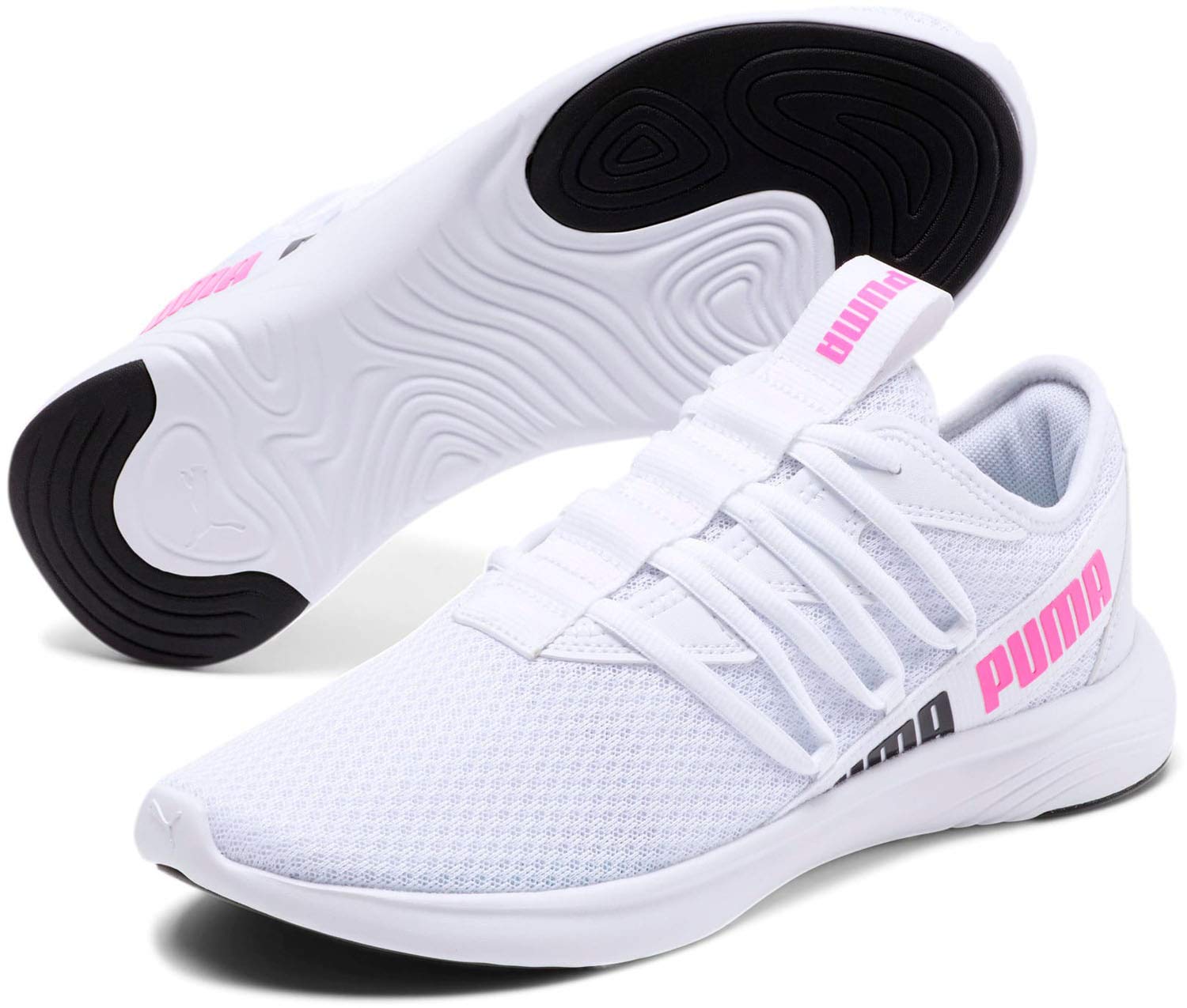PUMA Women's, Star Vital Training Shoe White Pink Multi