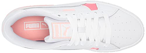 PUMA womens Cali Star Sneaker, Puma Whiteignite Pinkelektro Peach, 11 US