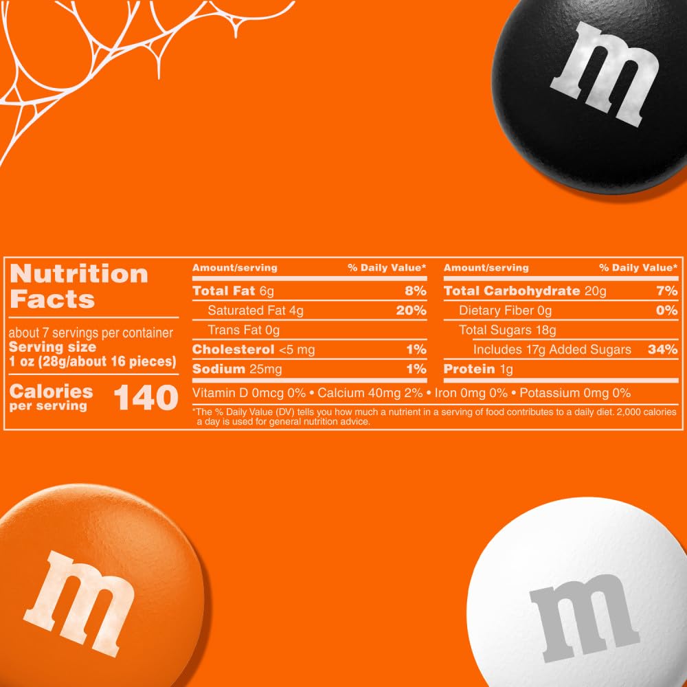 M&M'S Campfire Smores White and Milk Chocolate Candy, 7.44 oz Bag