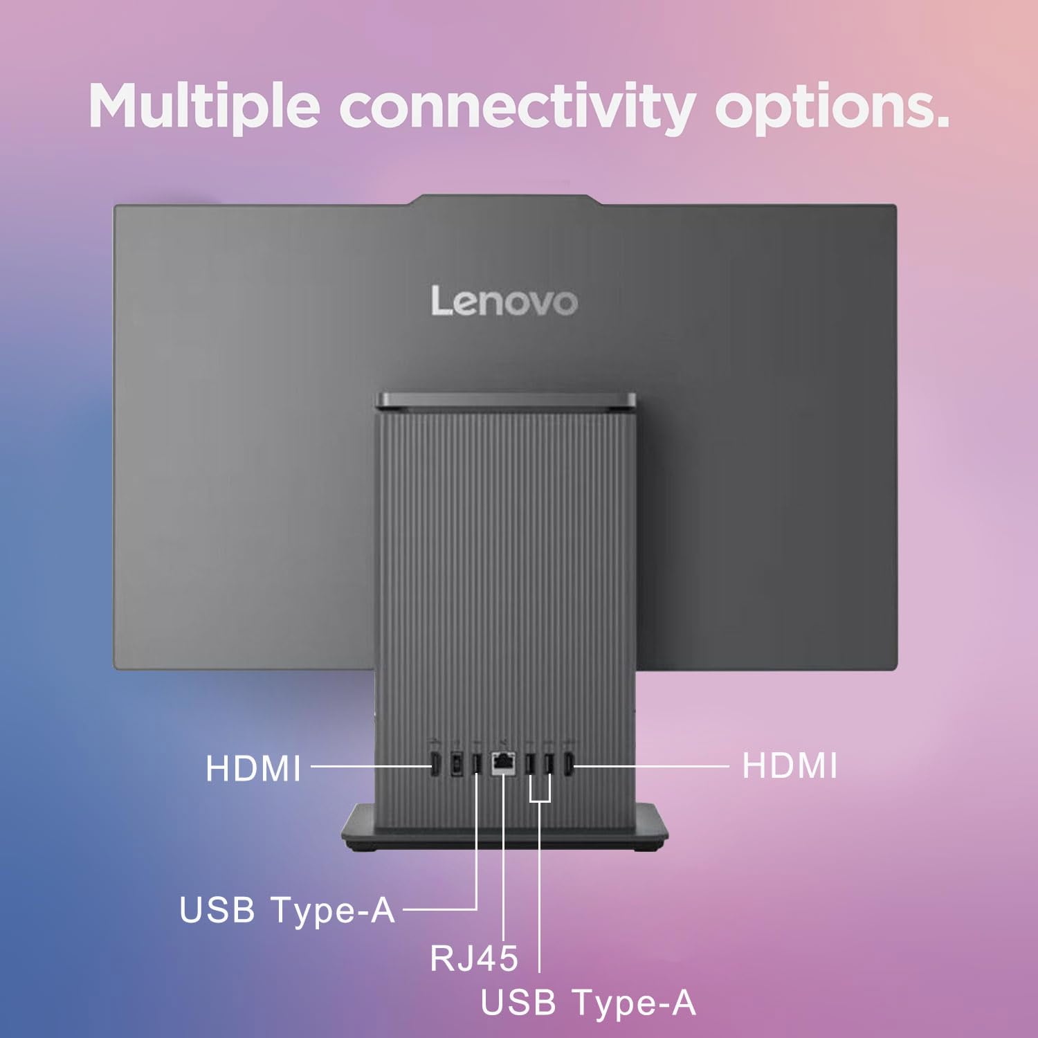 Lenovo 2024 IdeaCentre I AIO, 27" QHD Touchscreen, Intel Core i7-13620H, 128GB DDR5 RAM, 8TB SSD, IR Camera, Wireless Charging Base, HDMI, RJ45, Wireless KB & Mouse, Wi-Fi 6, Windows 11 Pro, Grey
