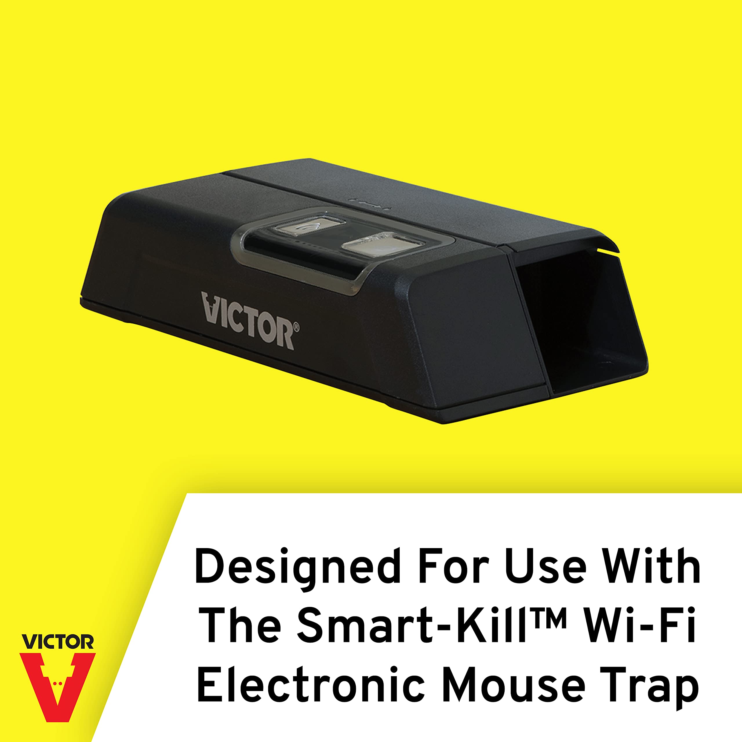 Victor Chambers RF4-M1 Smart-Kill Wi-Fi Electronic Mouse Trap Refill β 4-Pack, Black