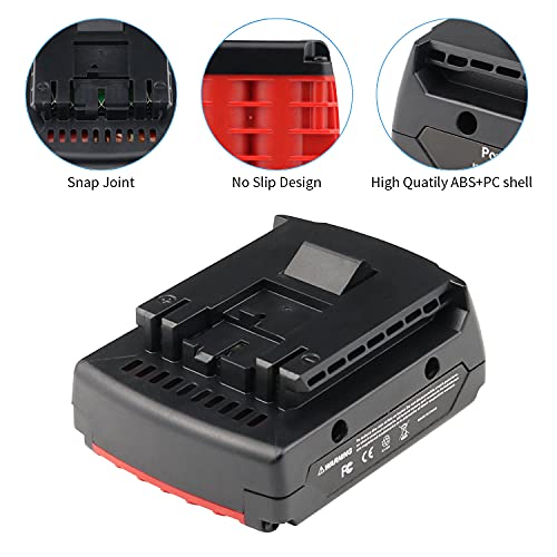 Powerost 3Ah 14.4V BAT607 Replacement Battery Compatible with Bosch 14.4V BAT607G BAT614 BAT614G 2607336150 2607336223 Cordless Power Tools Battery