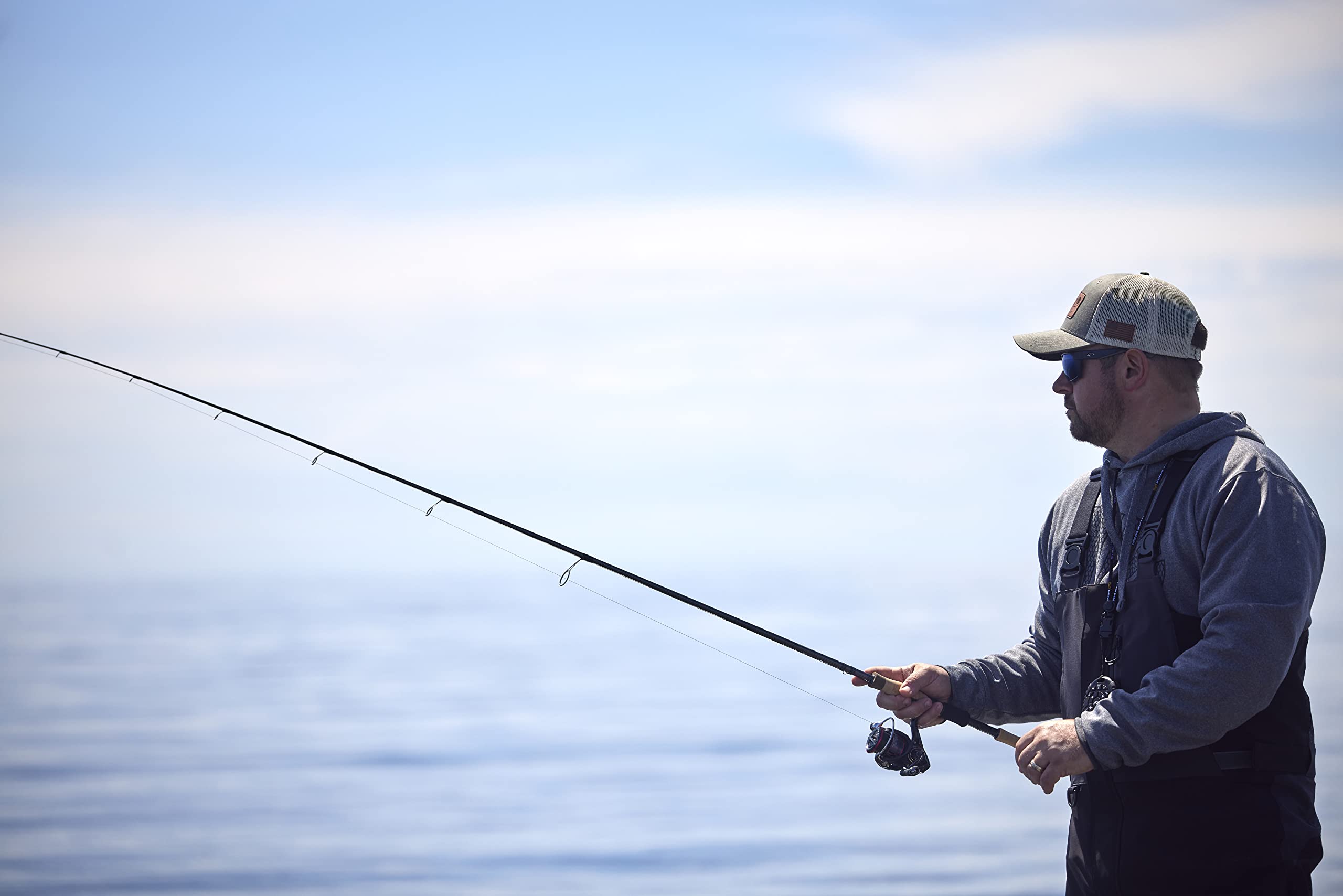 St. Croix Rods Avid Walleye Spinning Fishing Rod, ASWS68MXF, Carbon Pearl, 6'8"