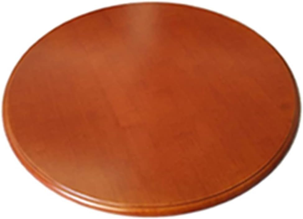 Wood Round Rotating Tray ,Dining Table Turntable Lazy Susan, Rotatable Serving Plate Table Top Rotating Plate Smooth 360° Rotating ,Silent & Smooth Spin (Color : B, Size : 70cm/28inch)
