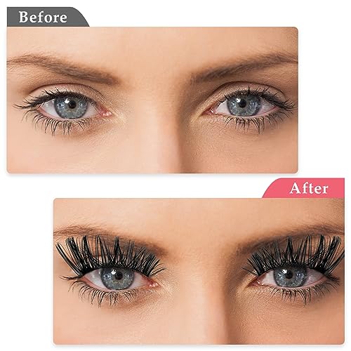 MUROAOCI Lash Clusters, Lash Clusters Diy Eyelash Extensions Individual Lashes, Lash Extension Clusters Wispy Lash Clusters Soft for Personal Makeup Use at Home D curl 8-16mm (280pcs, 30D+40D-0.07D)