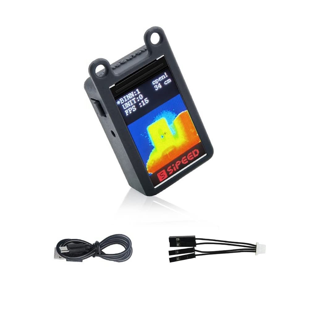 youyeetoo Sipeed MaixSense A010 RGBD Depth Vision Camera, Equipped with TOF 3D Sensor, Access to MCU, Support ROS1 + ROS2, for Statistics Traffic and Obstacle Avoidance Car (with Screen Version)