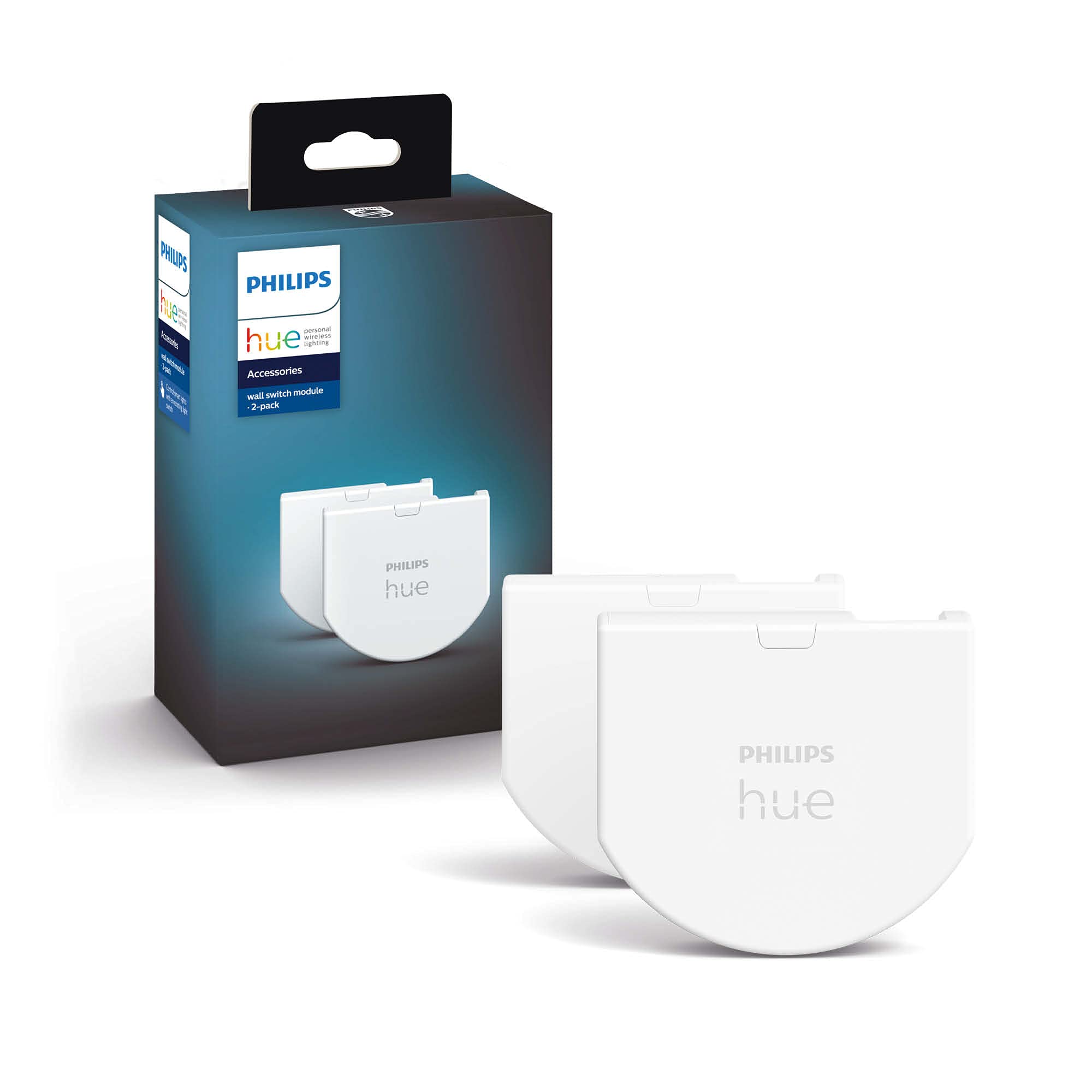 Philips Hue Wall Switch Module, White - 1 Pack - Indoor - Keeps Hue Smart Lights Reachable When Switch is Off - Requires Hue Lights and Hue Bridge