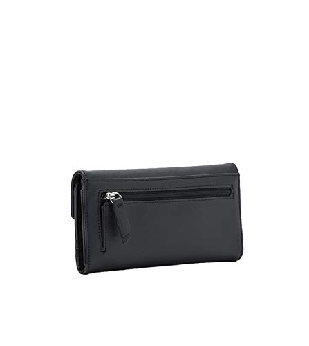 Nine West Verna Check Polyvinyl Chloride Wallet Black One Size
