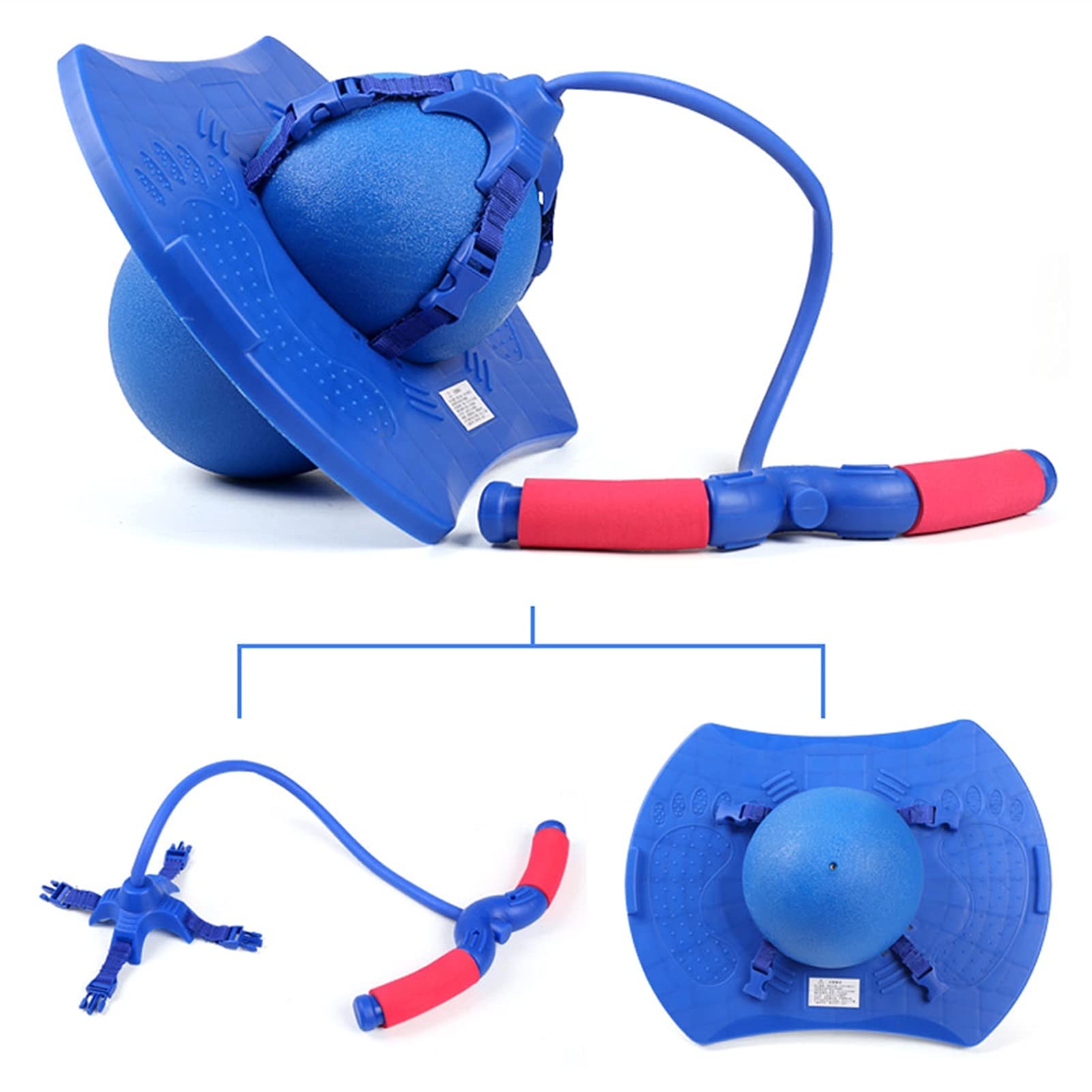 LUYIYI Thicken Bouncing Ball Children' s Toy Explosion- Proof Elastic Balance Bouncing Ball Fitness Exercise Weight Loss Ball