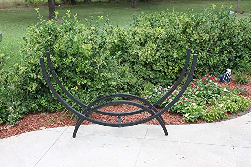 Woodhaven 5 Foot Crescent Firewood Rack