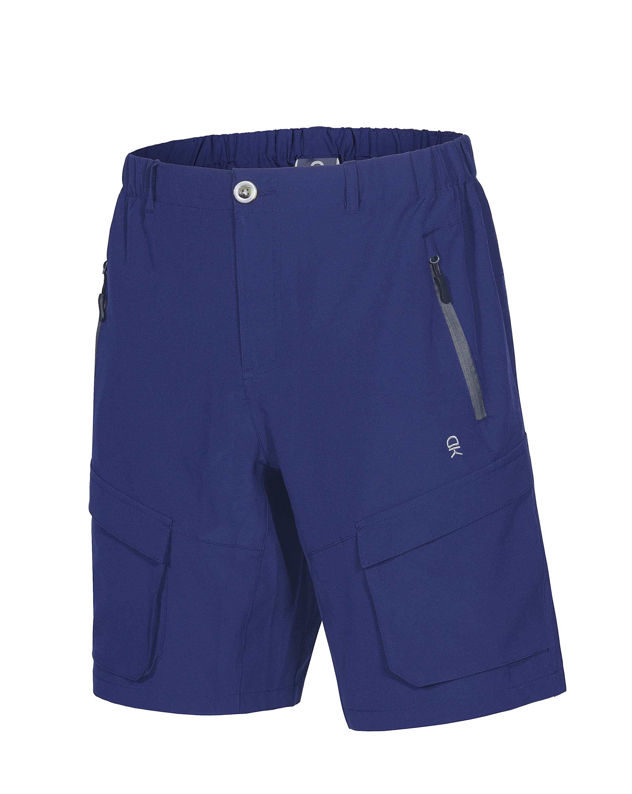 Little Donkey Andy Men's Stretch Quick Dry Cargo Shorts for Hiking, Camping, Travel Navy Size 3XL