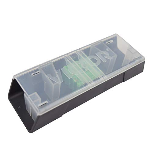 Victor Ready-to-Use Poison M915 Fast-Kill Brand Disposable Mouse Bait Station β 4-Pack , Black