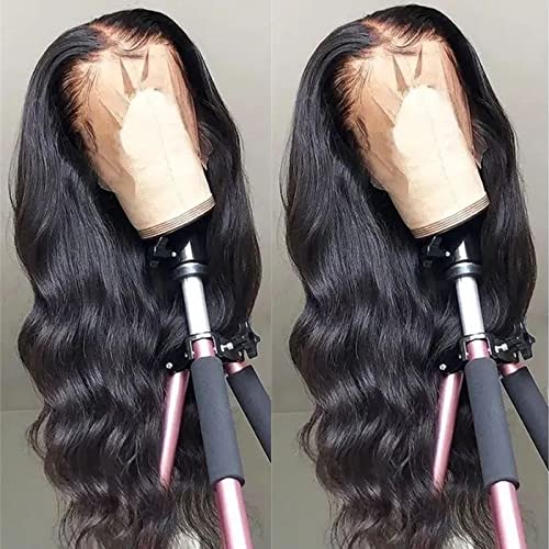 UTIDE Body Wave Bob Wig Human Hair (black, 20 inch)