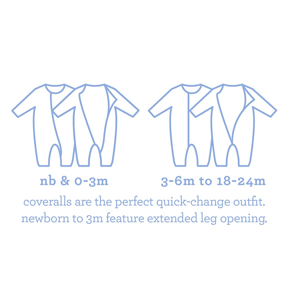 Magnetic Me Easy-Close Modal Coverall Jumpsuit ABC Love 18-24 Months