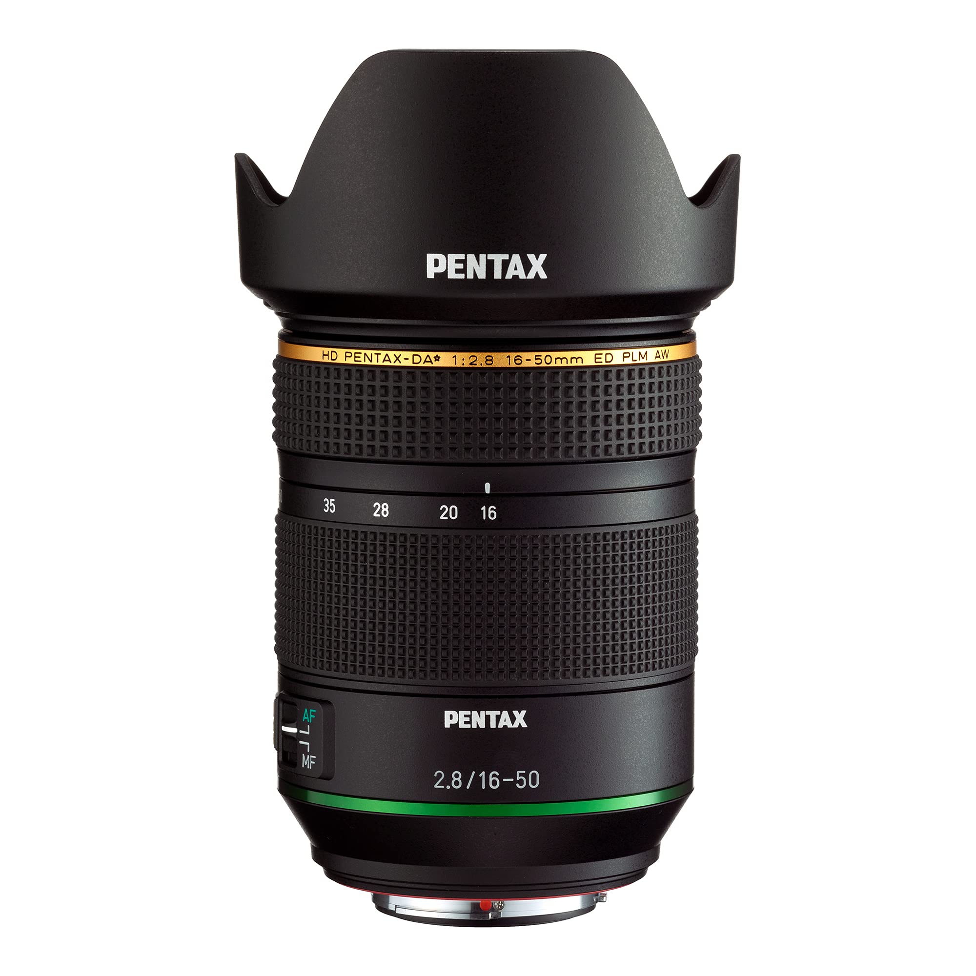 Pentax HD 16-50mm F2.8ED PLM AW Large-Aperture Standard Zoom Lens [High-Speed AF] [High-Performance HD Coating] [Dust-Proof/Weather-Resistant Construction] [Circular Diaphragm] (28030)
