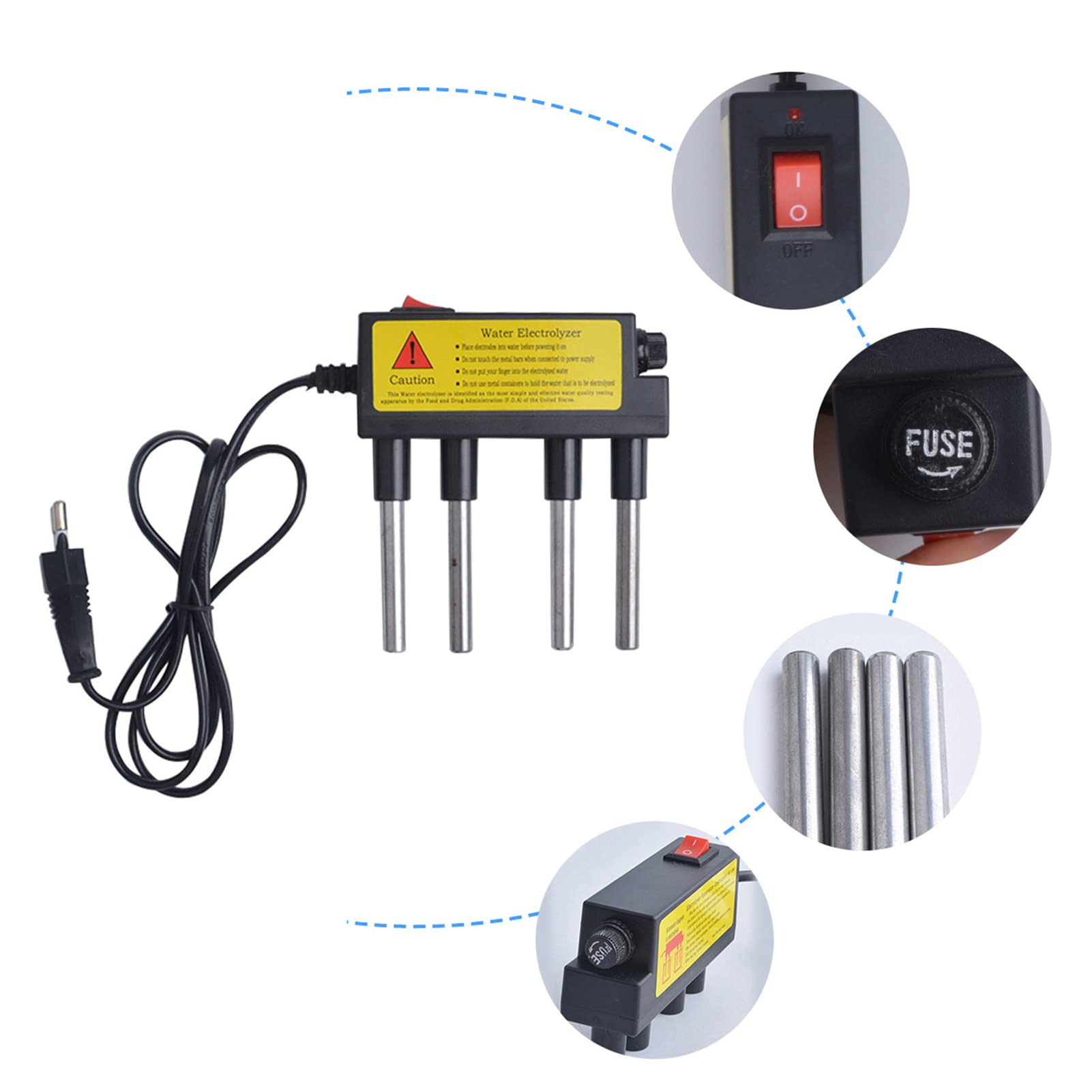 yuxun Water Electrolyzer - Water Quality Tester - Quick Water Quality Testing Ideal Test Meter for All Kinds Water
