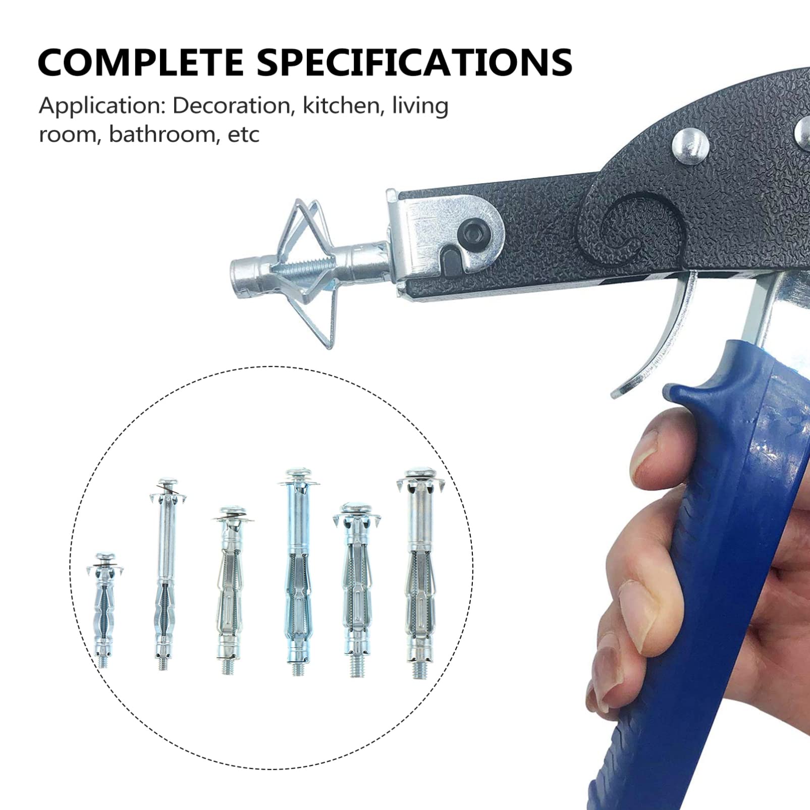 VILLCASE 42 Pcs 1 Expansion Bolt Professional Anchor Bolts Useful Fixing Anchors Multipurpose Fixing Bolts Anchor Screws Wall Connectors Ground Screw Durable Nut Sleeves Major Galvanized