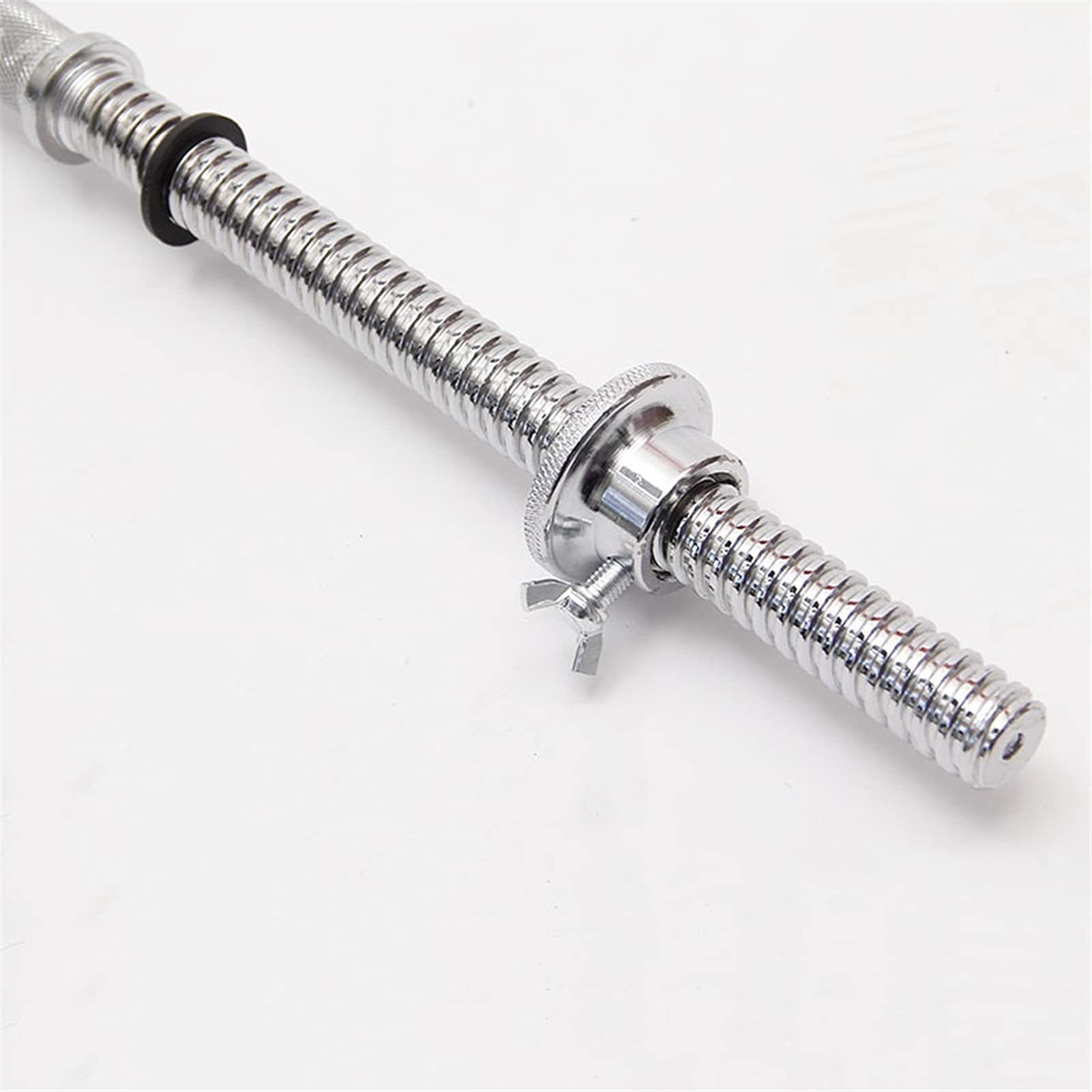 MQQ Dumbbell Bar,2.5cm in Diameter,1.2m/47in,Hammer Curl Bar Dumbbell Bars Weight Set Olympic Barbell Weight Bar with Spinlock Collars Unisex Dumbbell Weightlifting Bar (Color : B)