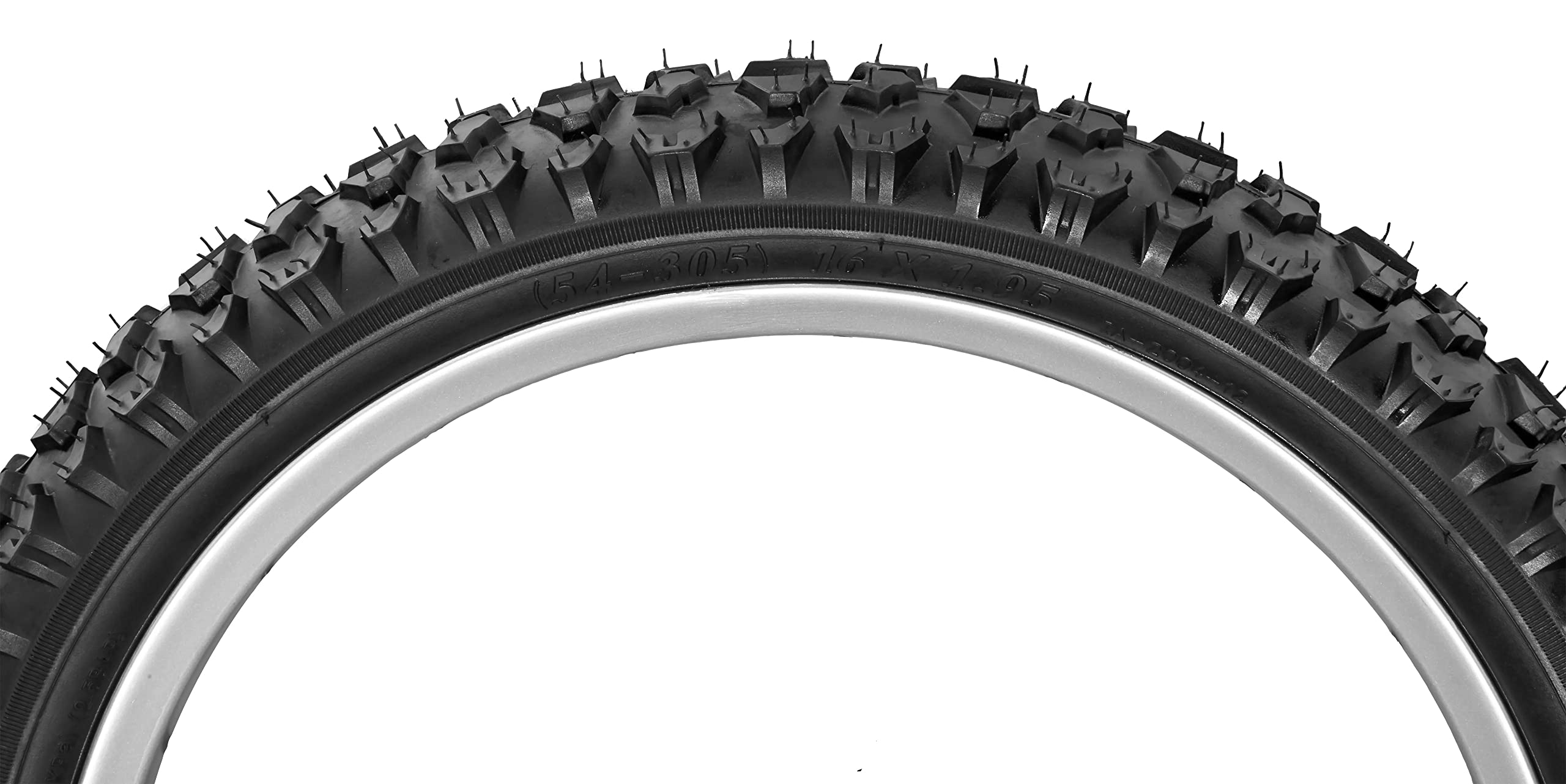 Schwinn Replacement Bike Tire, 27.5" x 2.10" Mountain Bike Tire, High Traction Knobs, Puncture Guard, Fits Internal Rim Widths 19mm-29mm, PSI Range 35 to 65