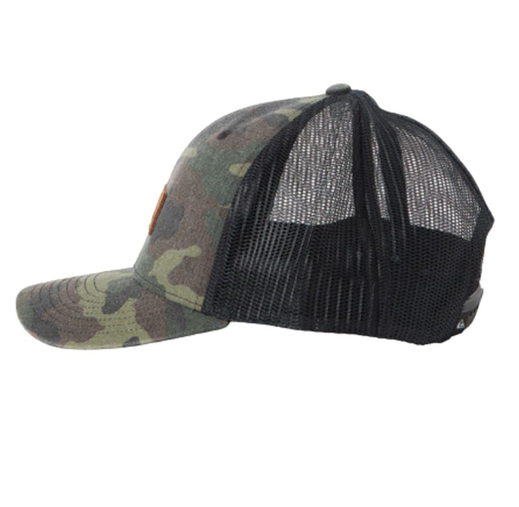 Quiksilver Men's Down The Hatch Trucker Hat, Desert SAGE, One Size