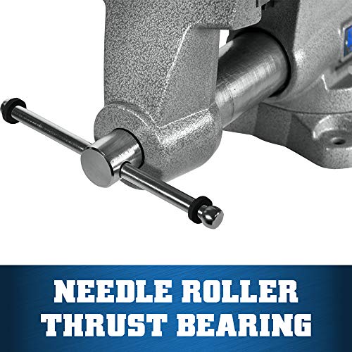 Wilton 865M Mechanics Pro Bench Vise, 6-1/2" Jaw Width, 6" Jaw Opening, 4-3/8' Throat (28812)