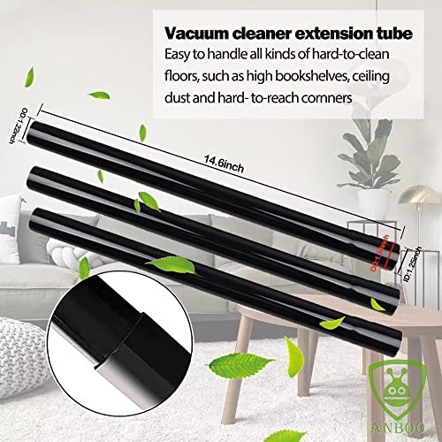 Vacuum Attachments for Shop Vac Accessories 1 1/4 inch & 1 3/8 inch Household Cleaning Kit With Adapter(10 Pcs)