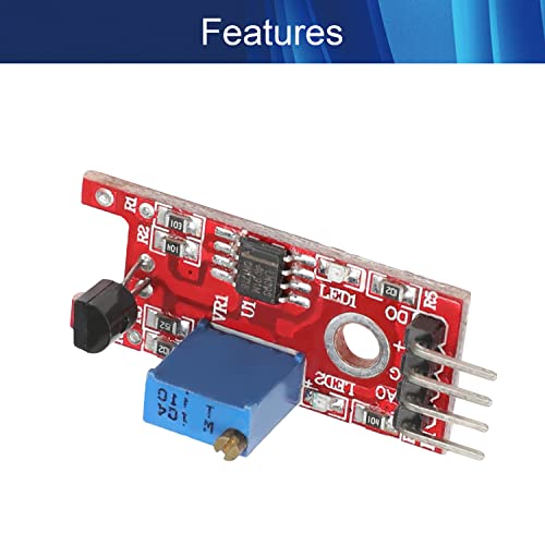 Temperature Probes Sensors, KY-026 Flame Sensor Module IR Sensor De, Temperature Detecting for Arduino,(Aicosineg)