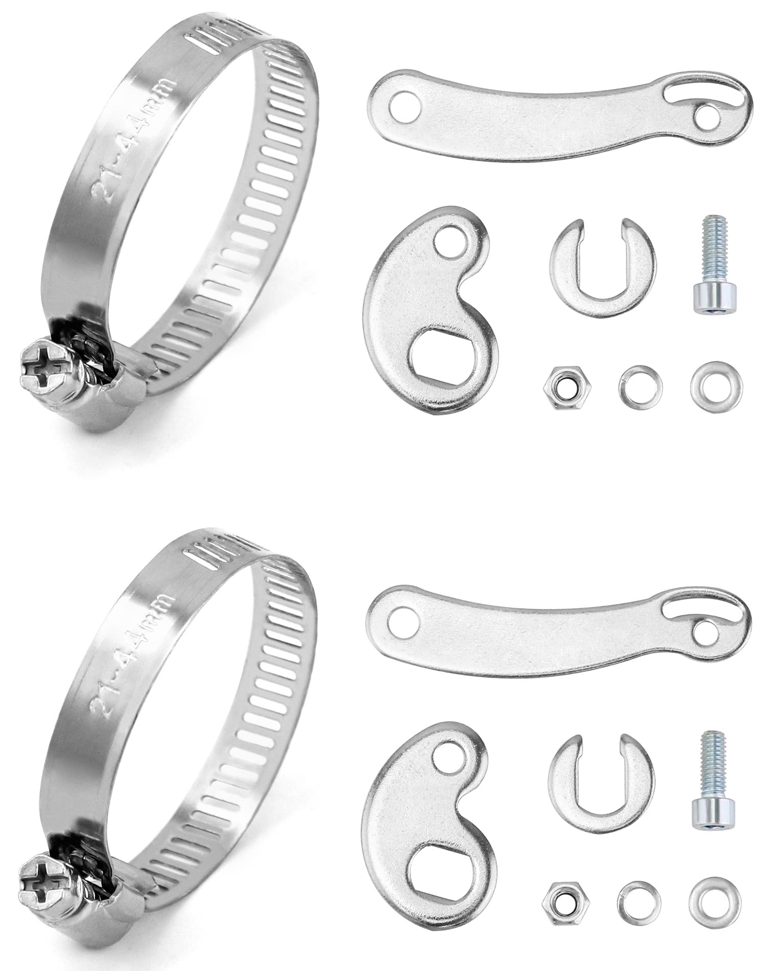 QWORK Universal Torque Arm, 2 Set Corrosion Resistance Prevent The Motor from Loosening Conversion Kit Fit for Electric Bicycle E-Bike Front or Rear