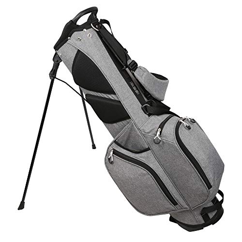 MacGregor Golf MacTec Stand Bag - Slim Lightweight 7" Golf Bag Grey/Black