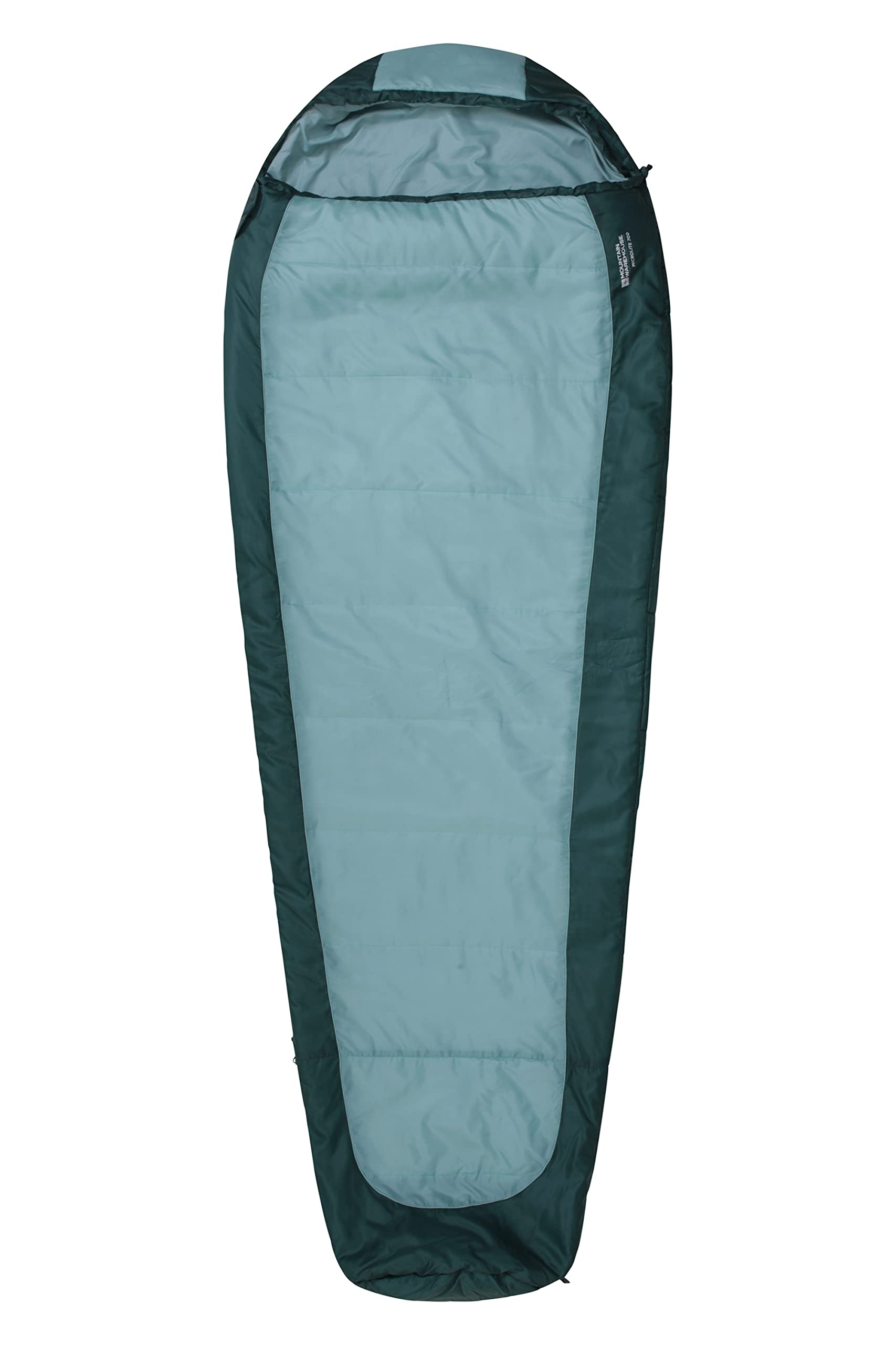 Mountain Warehouse Microlite Double Layer Sleeping Bag - Two-Way Zip Dark Teal Left Handed Zip - Regular Length