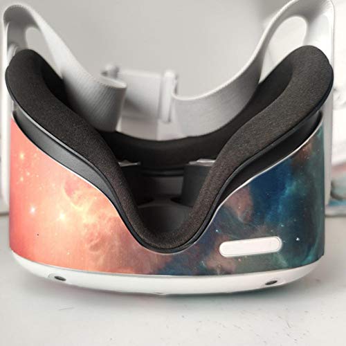 schicj133mm Multicolor Starry Sky Design Protection Decals for Oculus Quest 2 The Stars Sky