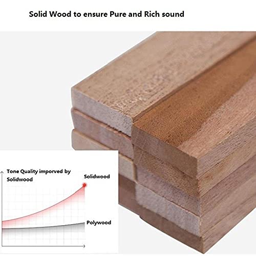 SDGH 17 Key Thumb Piano Instrument with Tune Hammer Camphor Wood Keyboard Musical Instrument