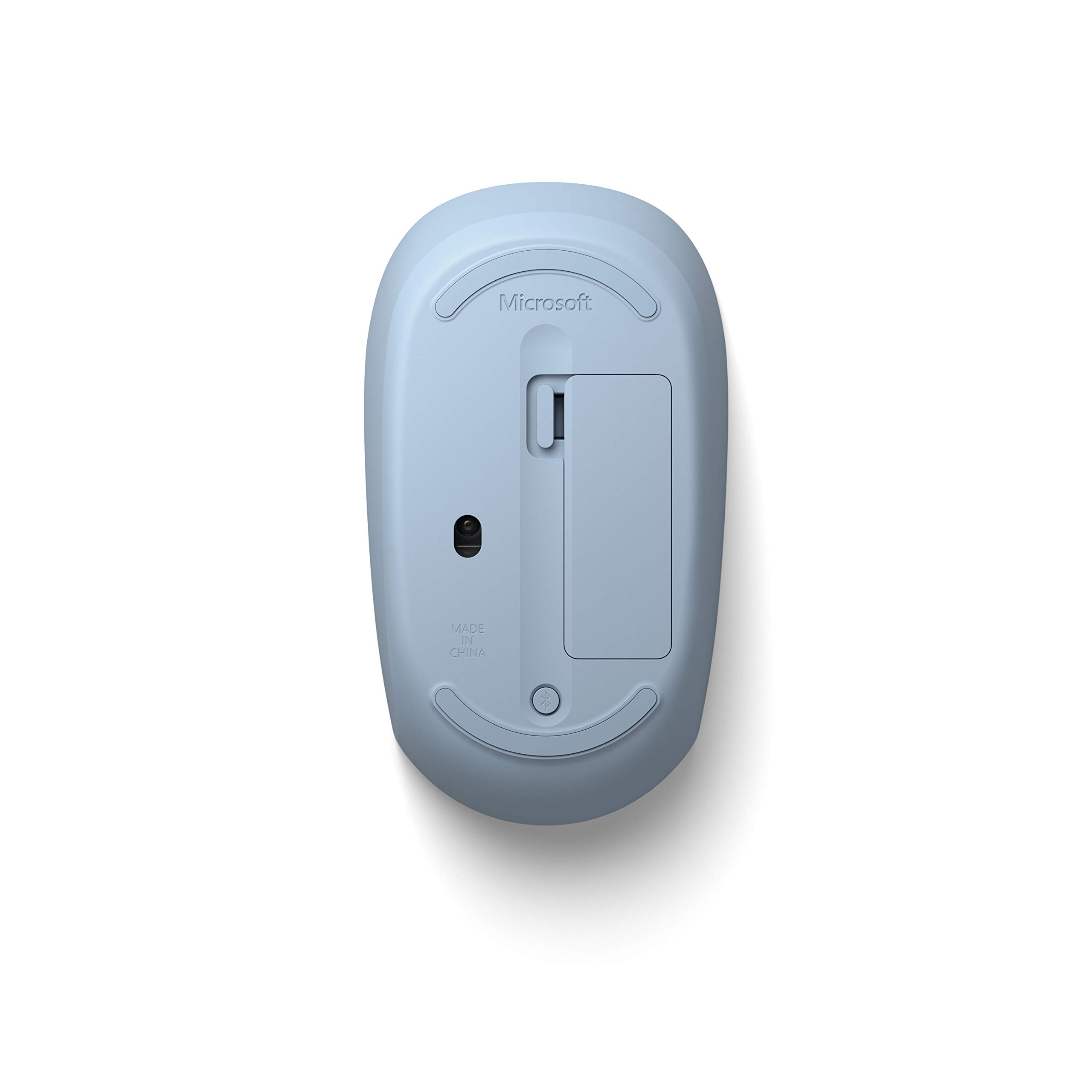Microsoft Bluetooth Mouse - Pastel Blue. Comfortable design, Right/Left Hand Use, 4-Way Scroll Wheel, Wireless Bluetooth Mouse for PC/Laptop/Desktop, works with for Mac/Windows Computers