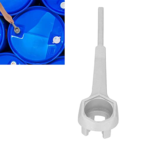 VINGVO Drum Wrench Safe Working Aluminum Alloy Wrench Portable Wide Application for 10 15 20 30 55 Gallons