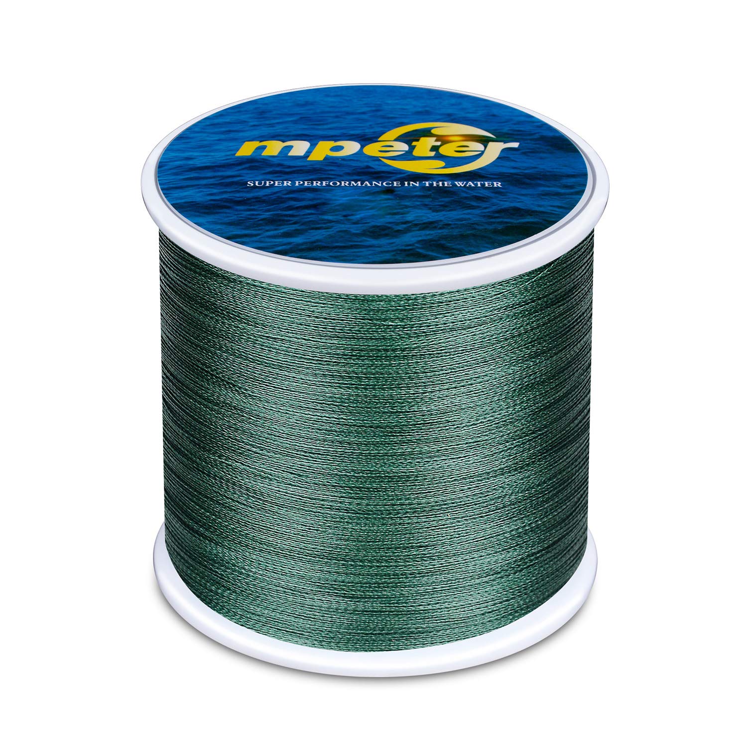mpeter 9 Strands 8 Strands 4 Strands Armor Braided Fishing Line, 100/300/500/1000 Meters Abrasion Resistant Braided Lines, High Sensitivity and Zero Stretch, with Smaller Diameter