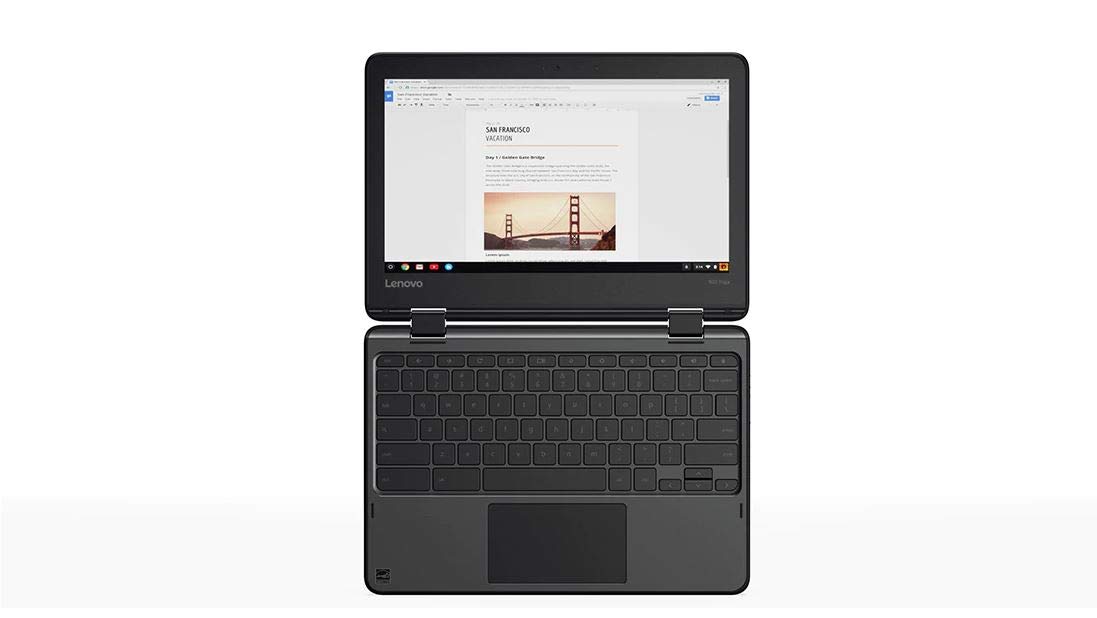 Lenovo Notebook 80Ys0003Us Ideapad N23 11.6 Inch N3060 4Gb 16Gb Chrome Operation, Black (Renewed)