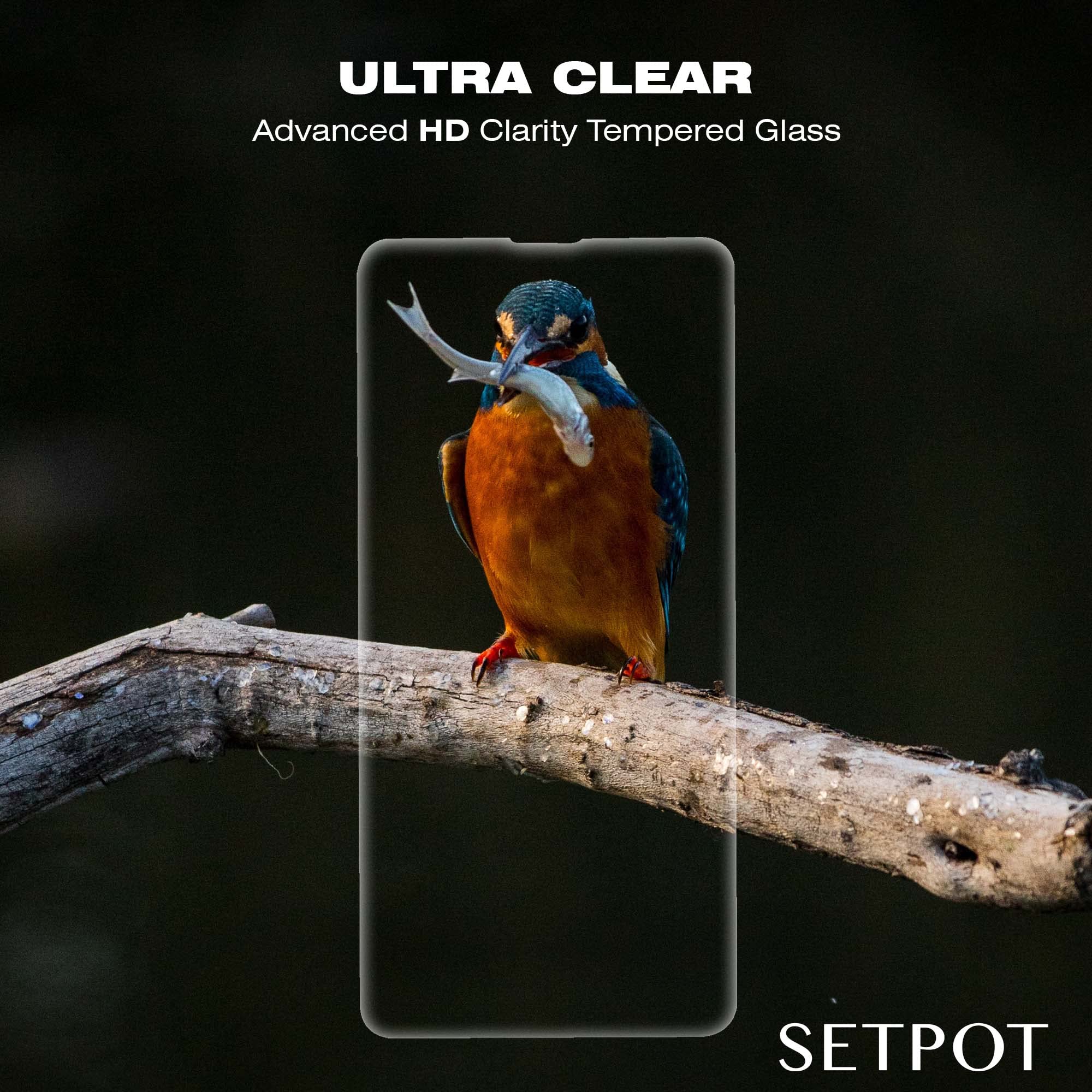 SETPOT Smartphone Protective Bundle for Samsung Galaxy S23 Ultra 5G | with Tempered Glass HD Screen Protector| Factory Unlocked Android US Version, 200MP, S Pen, Night Mode (Green, 512GB)
