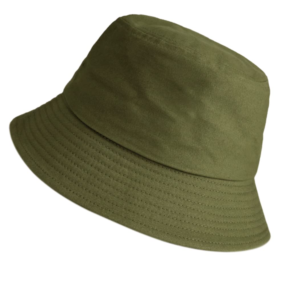 Wheebo Solid Color Bucket Hat for Women Summer Beach Fishmen Hat for Lady Adult Unisex Cotton Cap (Hot Pink)