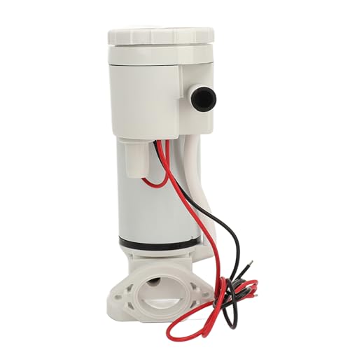 Marine Electric Toilet Pump, Marine Toilet Conversion Kit High Efficiency Multiple Discharge for Yacht (24V 10A Maximum Flow Rate: 5.0 GPM/18.9 LPM)