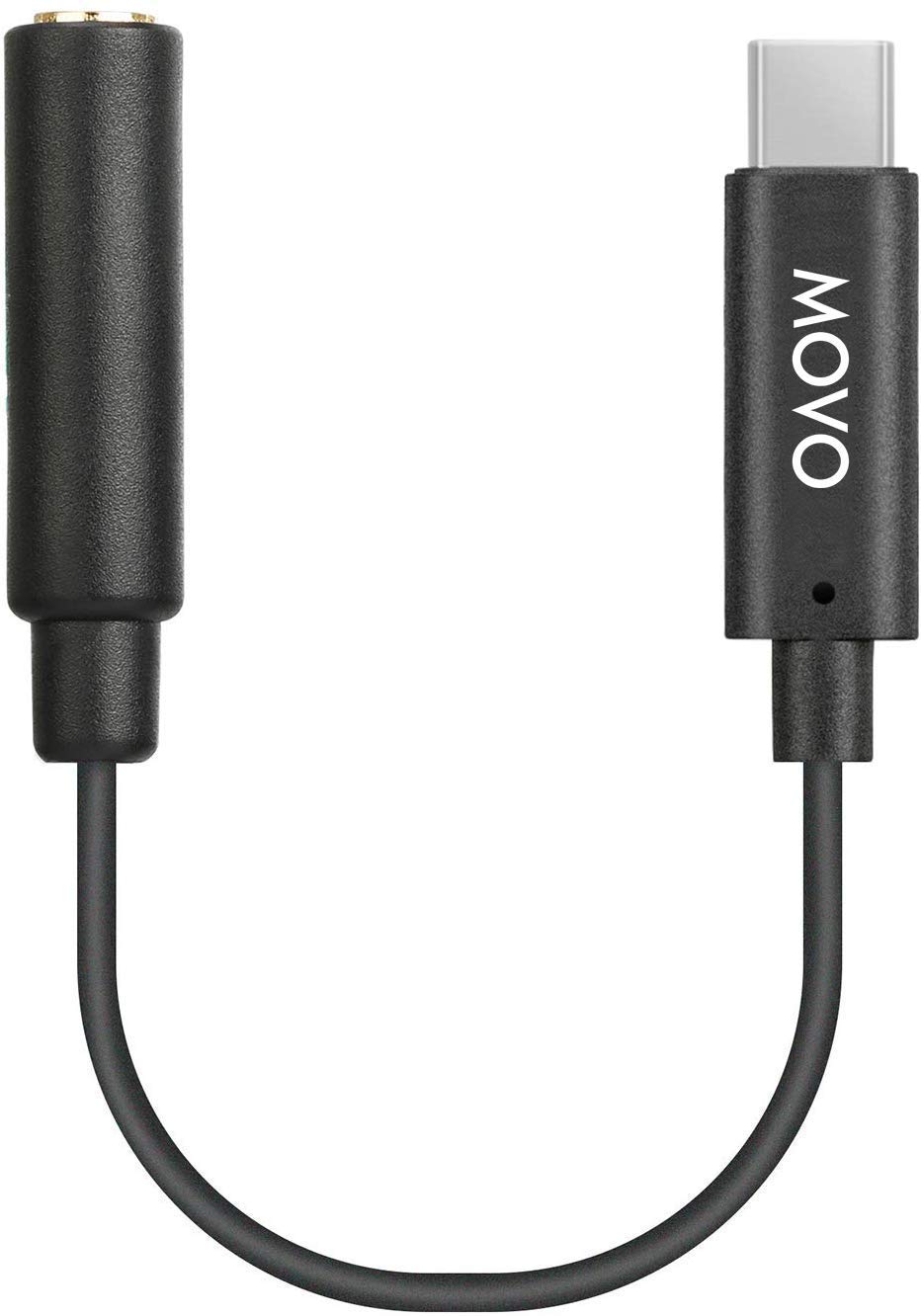 Movo PMA-1 DJI Osmo Pocket Microphone External Sound Adapter USB Type-C to 3.5mm TRS External Microphone Adapter