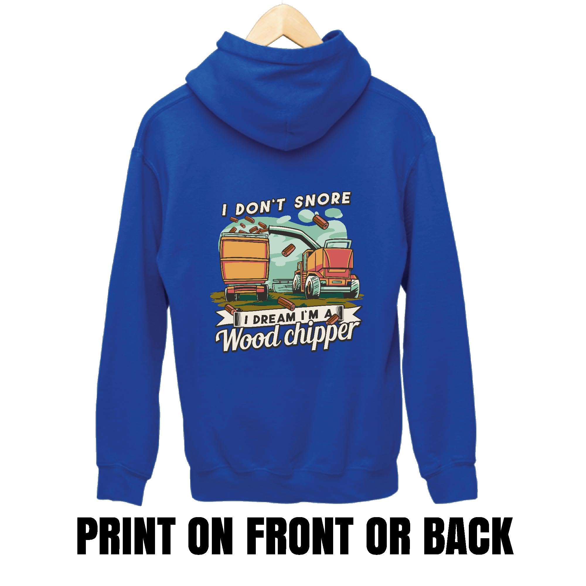 Men Wood Chipper Inspired Gift The perfect gift for DIY enthusiasts and tools lovers Black and Muticolor Unisex Hoodie