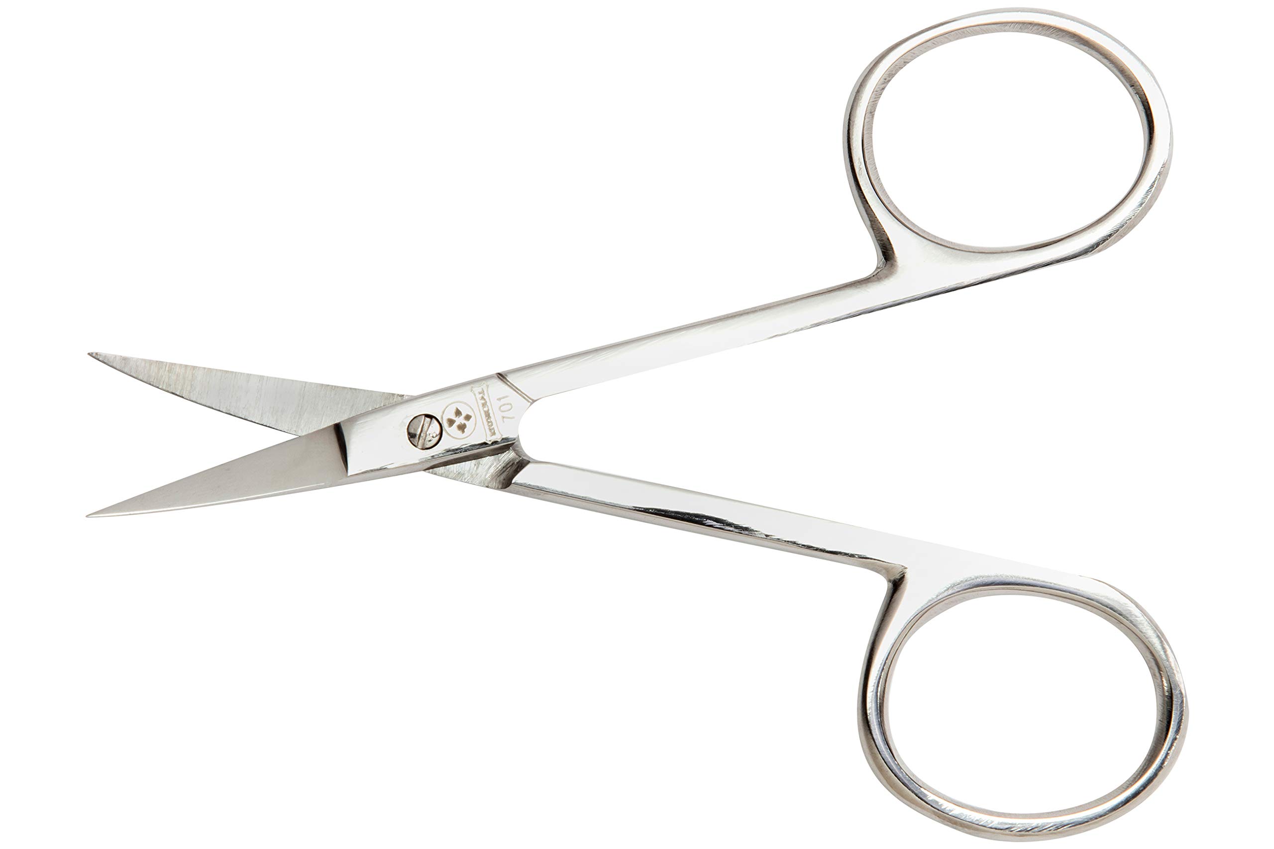 Mundial 701-S Specialty Forged 3 1/2" Curved Embroidery Scissors, Extra Fine Points