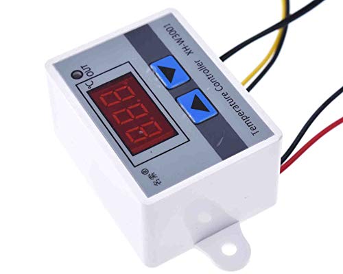 W3001 110V 220V 12V 24V Digital Temperature Controller Thermostat Thermoregulator Aquarium Incubator Water Heater Temp Regulator (110-220V)