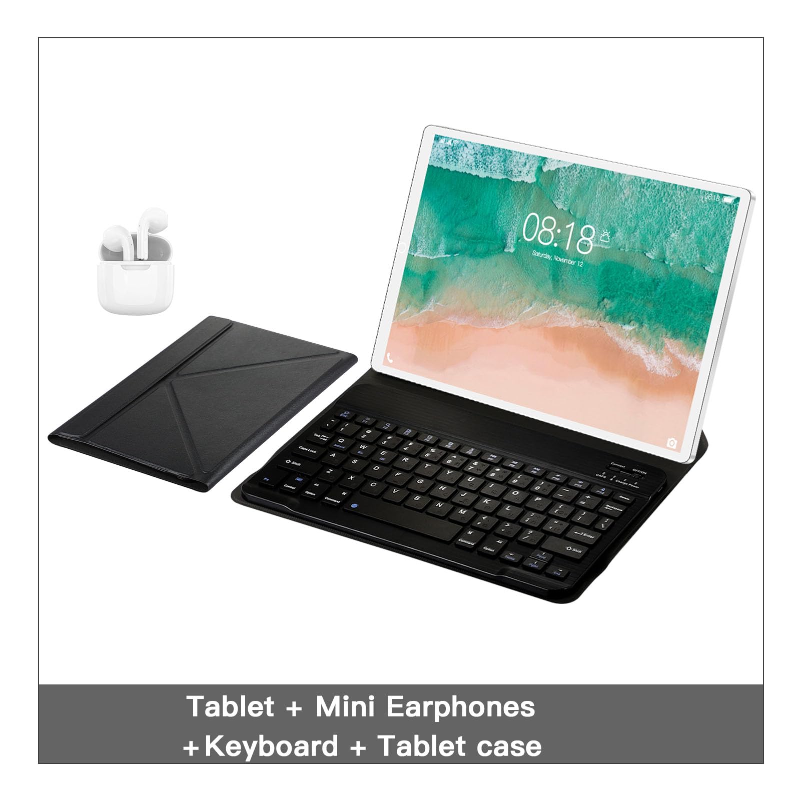 MAVIS LAVEN Tablet, 12+256GB 10 Core CPU 5GWiFi Tablet 100 to 240V US Plug 10.1 Inch for Study (US Plug)