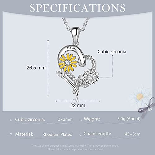 Roy Rose Jewelry Personalized Birth Month Flower Necklace with 2 Birthstones - Heart Shape - Customized Necklace for Her (September - Morning Glory)